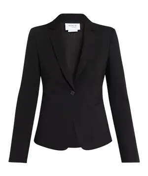 Akris Wool Jersey Tailored Blazer