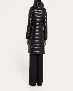 Moncler Moka Long Puffer Coat
