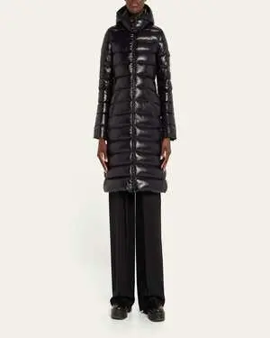 Moncler Moka Long Puffer Coat