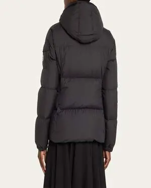 Moncler Fourmines Hooded Down Jacket - Black