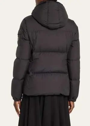 Moncler Fourmines Hooded Down Jacket - Black