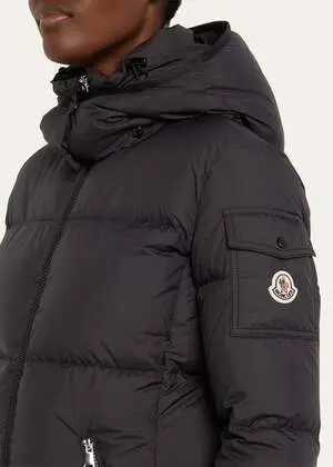 Moncler Fourmines Hooded Down Jacket - Black