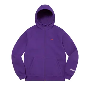 Supreme Zip Up Hooded Sweatshirt - Purple