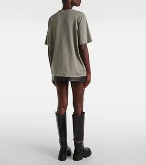 THE FRANKIE SHOP Harper Cotton Jersey T-shirt - Grey