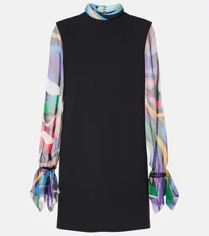 Emilio Pucci Marmo Cady Shift Dress