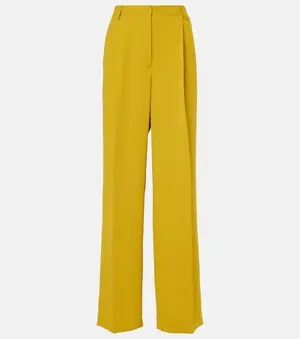 Valentino Garavani Grisaille Virgin Wool Straight Pants