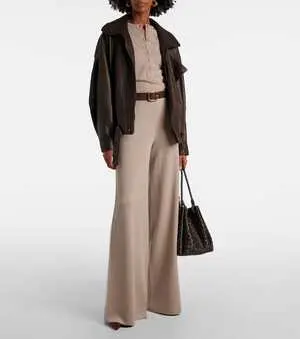 Ralph Lauren Wool Wide-leg Trousers