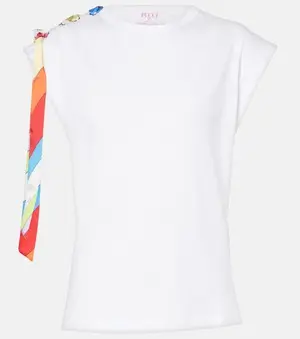 Emilio Pucci Iride Cotton Jersey T-shirt - White