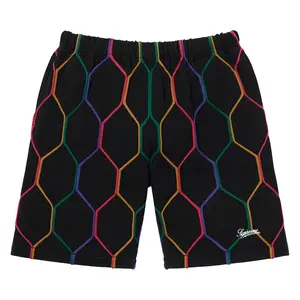 Supreme Hex Knit Short - Black