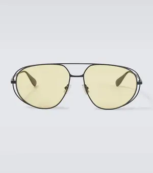Bottega Veneta Aviator Sunglasses - Black