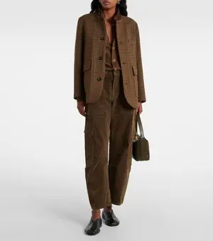 Citizens Of Humanity Marcelle Low-rise Barrel-leg Cargo Jeans - Brown