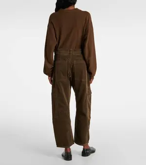 Citizens Of Humanity Marcelle Low-rise Barrel-leg Cargo Jeans - Brown