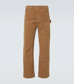 Ralph Lauren Hamilton Cotton Canvas Straight Pants