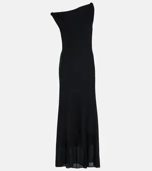 SIR. Glow Twist Cotton-blend Midi Dress