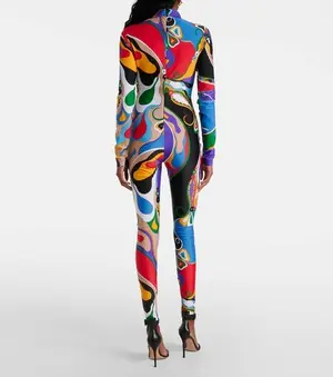 Emilio Pucci Orchidee Printed Catsuit