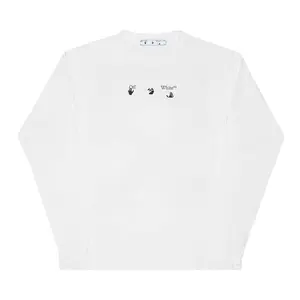 Off-White Blue Marker Double Sleeve Tee /blue