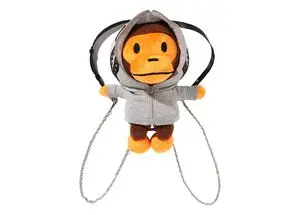 A BATHING APE Baby Milo Plush Doll Backpack - Brown