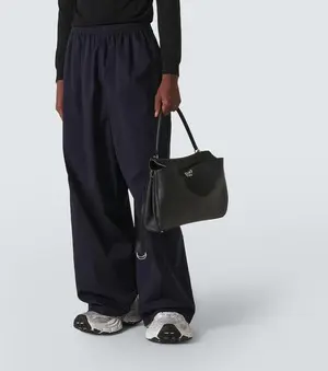 Balenciaga Rodeo Medium Leather Shoulder Bag