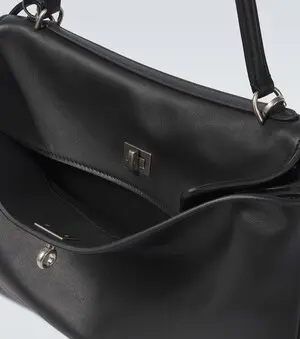 Balenciaga Rodeo Medium Leather Shoulder Bag