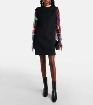 Emilio Pucci Marmo Cady Shift Dress