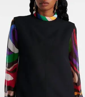 Emilio Pucci Marmo Cady Shift Dress