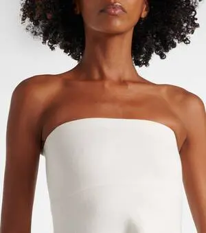 THE FRANKIE SHOP Agathe Knitted Peplum Top
