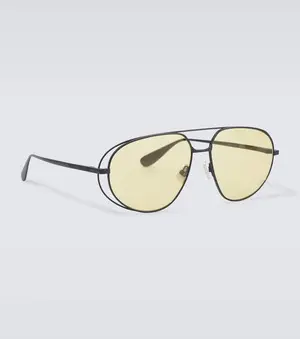 Bottega Veneta Aviator Sunglasses - Black