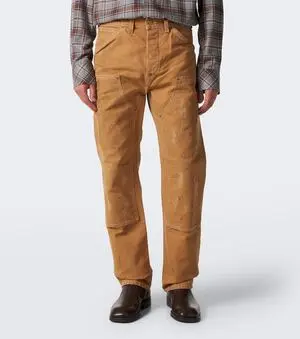 Ralph Lauren Hamilton Cotton Canvas Straight Pants