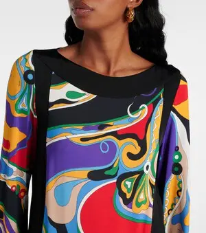 Emilio Pucci Orchidee Shift Dress - Multicoloured