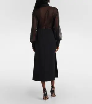 Valentino Garavani Virgin Wool Pencil Skirt