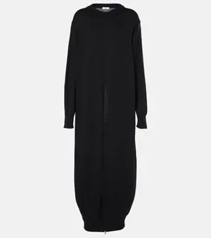 Alaïa Wool Crewneck Sweater Dress