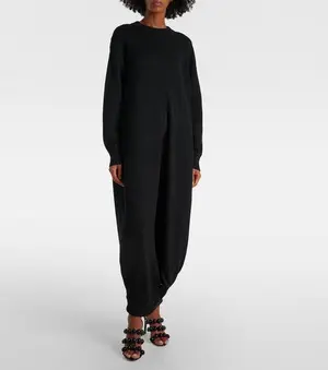 Alaïa Wool Crewneck Sweater Dress