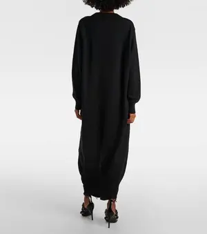 Alaïa Wool Crewneck Sweater Dress