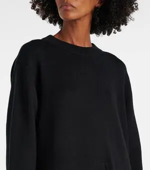 Alaïa Wool Crewneck Sweater Dress