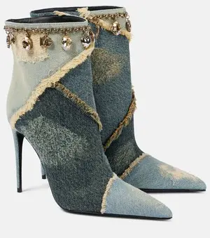 Women's Denim Ankle Boots