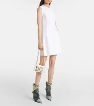 Dolce & Gabbana Embellished Denim Ankle Boots