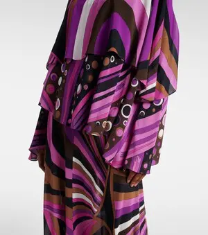 Emilio Pucci Iride Printed Silk Maxi Dress - Multicoloured