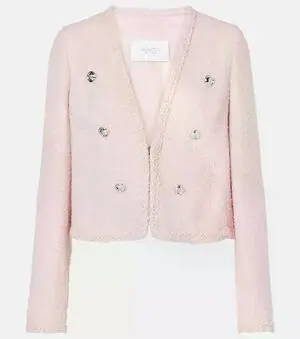 Giambattista Valli Wool-blend Tweed Jacket