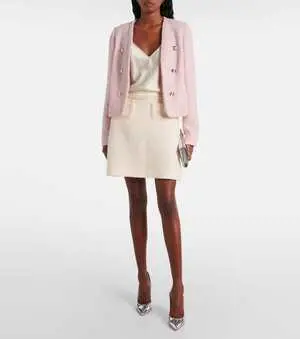 Giambattista Valli Wool-blend Tweed Jacket
