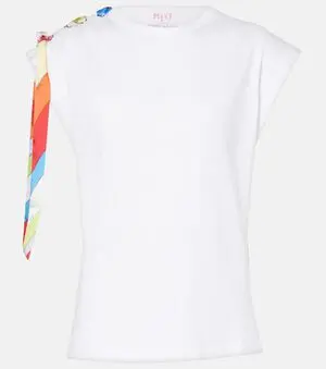 Emilio Pucci Iride Cotton Jersey T-shirt - White