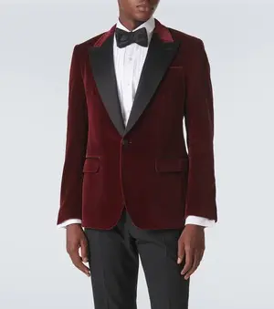 Dolce & Gabbana Cotton-blend Velvet Tuxedo Jacket