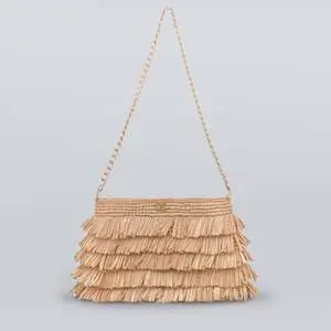 Christian Lacroix Raffia Crossbody Bag