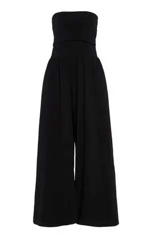BY MALENE BIRGER Marciel Strapless Jumpsuit - Black