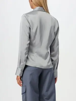 HANITA Long Sleeve Knot Detailed Shirt