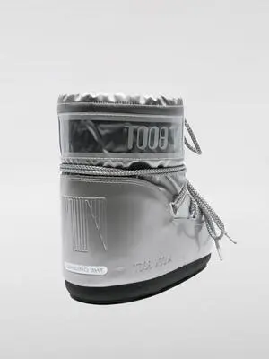 Moon Boot Lace-up Boots - Silver