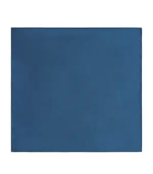 Giorgio Armani Mulberry Silk Pocket Square - Blue
