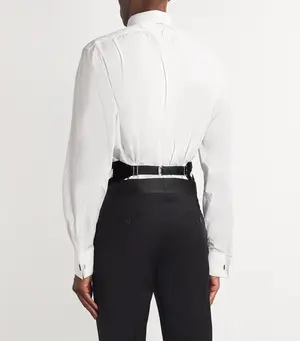 Giorgio Armani Silk Cummerbund - Black