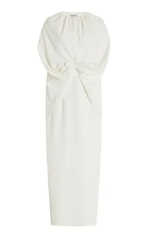 Bernadette Gislene Crepe Maxi Dress - White