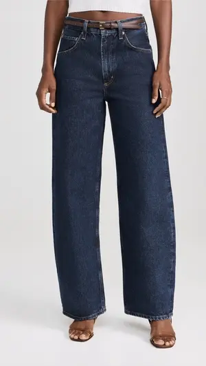 AGOLDE Low Curve Wide Leg Jeans
