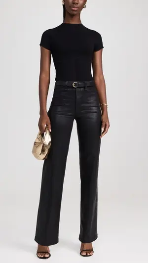 L'Agence Clayton Wide-leg Jeans